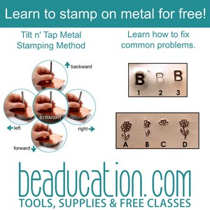 Straight Line Metal Design Stamp 6.5mm - Beaducation Metal Stamping ...