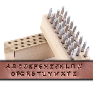Kismet Uppercase 2mm Letter Metal Stamp Set Beaducation Metal Stamping ...