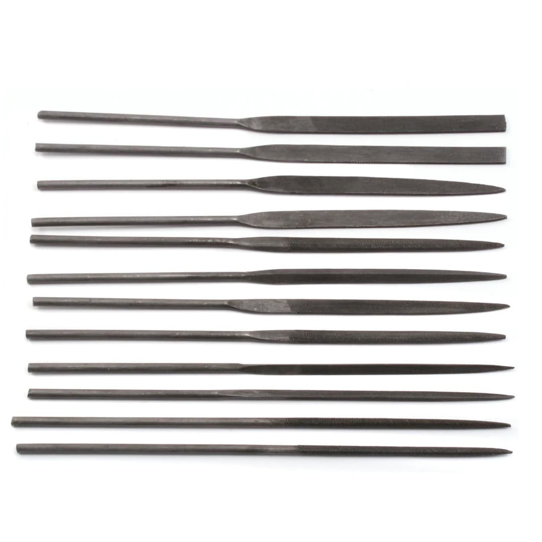 Mini Needle Jewelers File Set, Set of 12 Files - Beaducation Metal ...