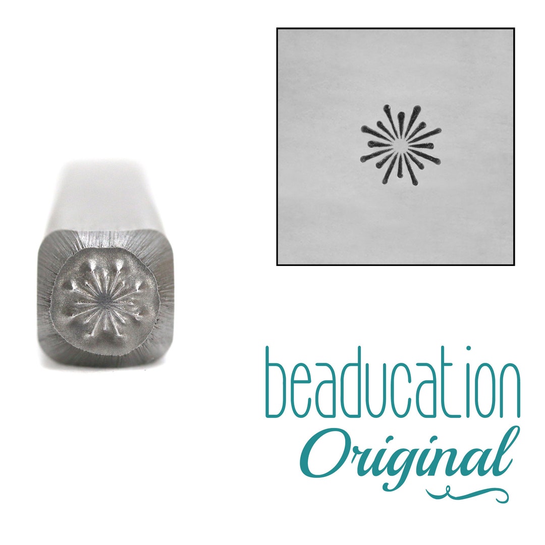 Firework Metal Stamp 3mm Beaducation Metal Stamping Punch - Etsy