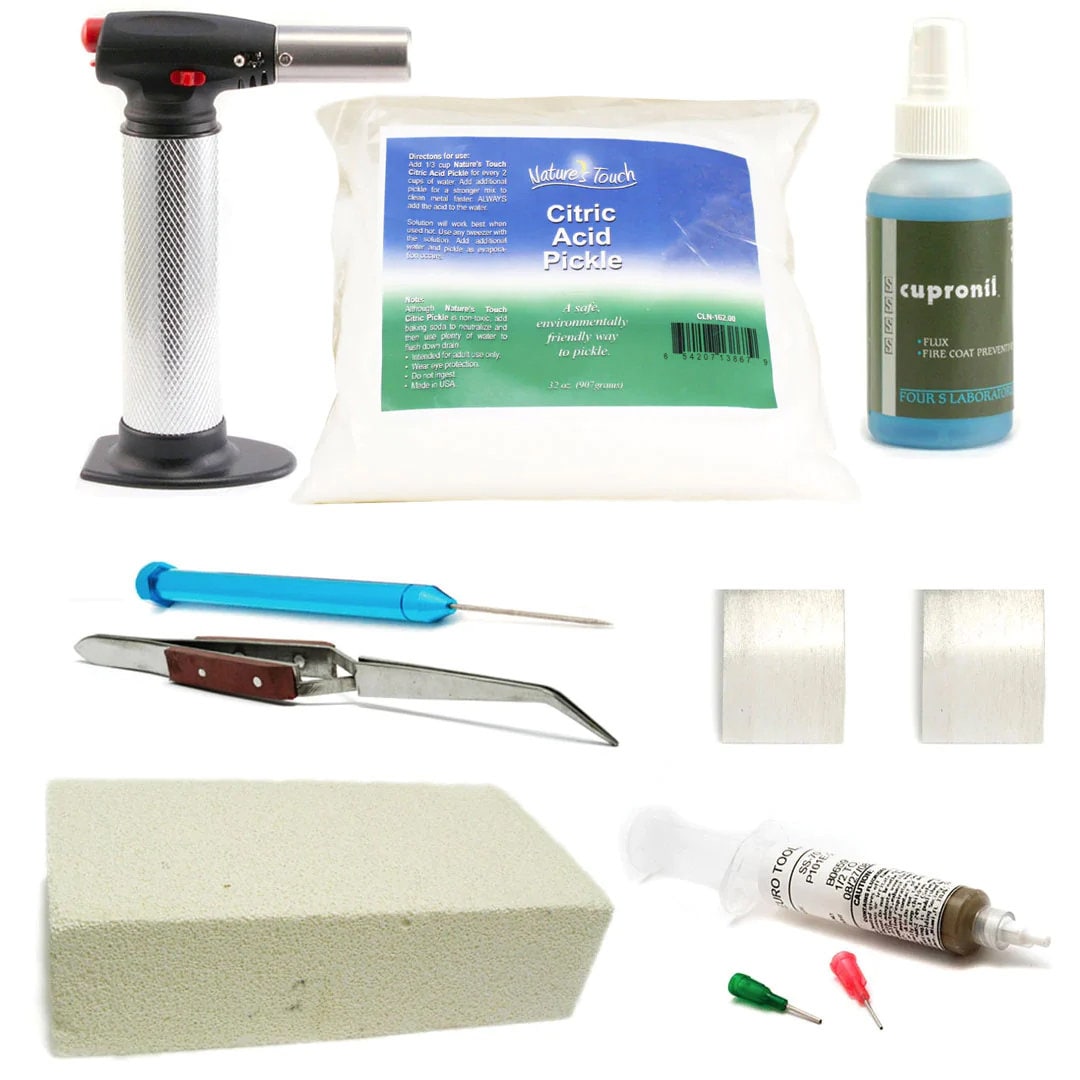 Beginner Jewelry Soldering Kit, Starter Solder Kit - Beaducation Metal ...