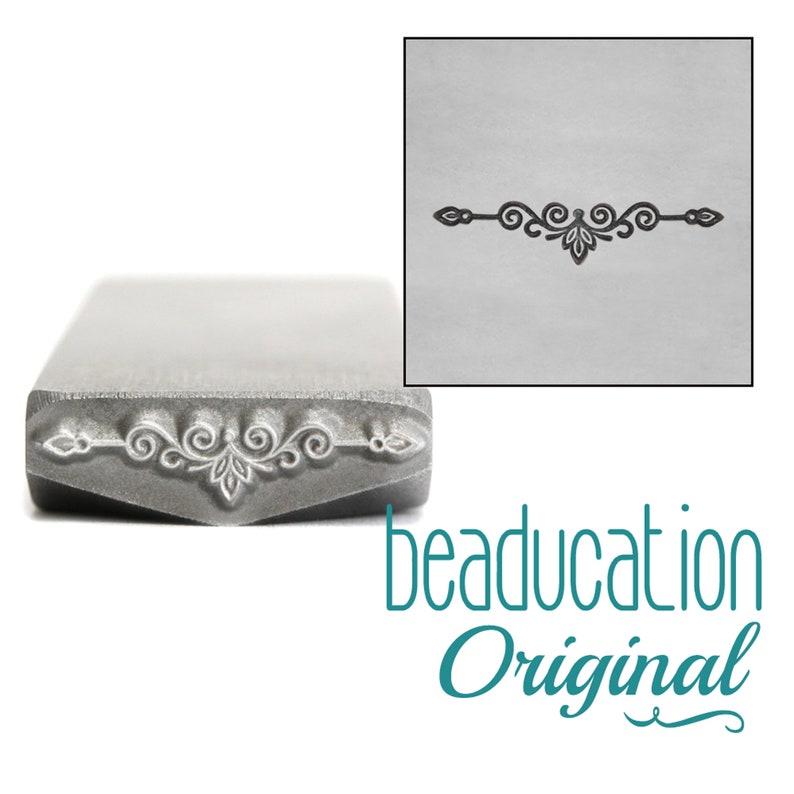 Scroll Border Metal Design Stamp 16.5mm Beaducation Metal - Etsy