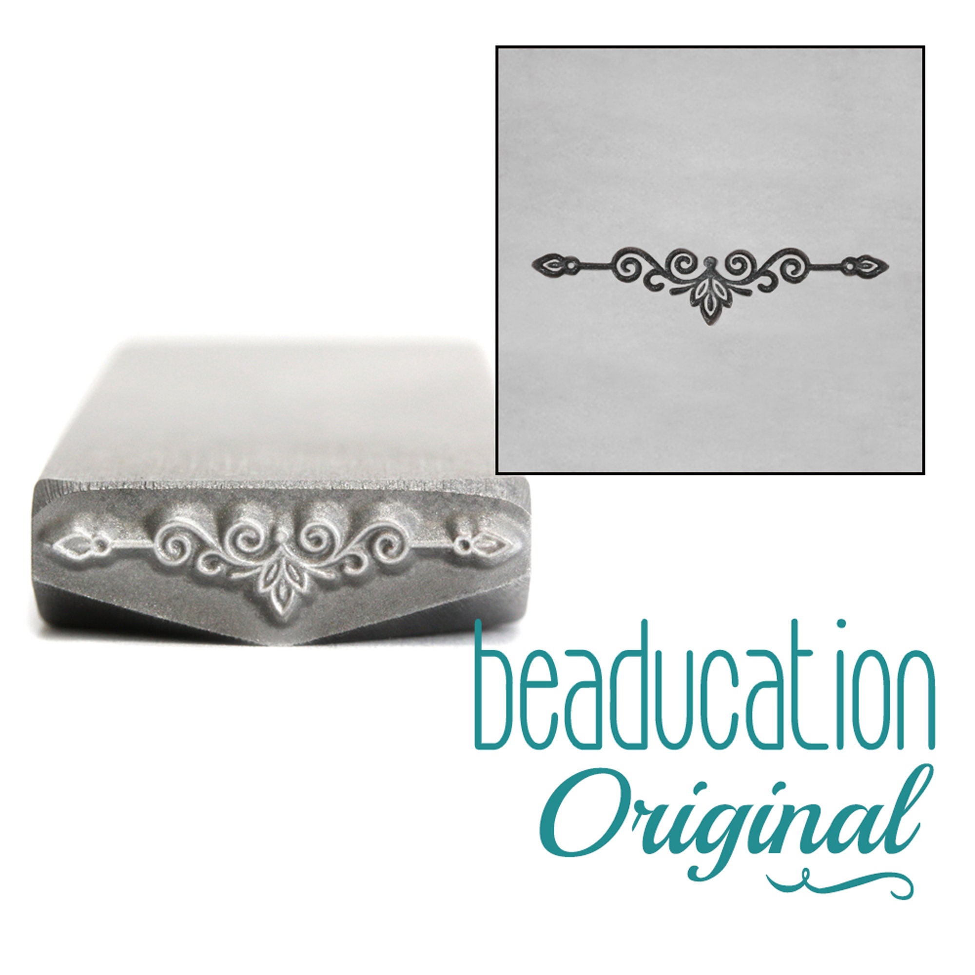Scroll Border Metal Design Stamp 16.5mm Beaducation Metal - Etsy