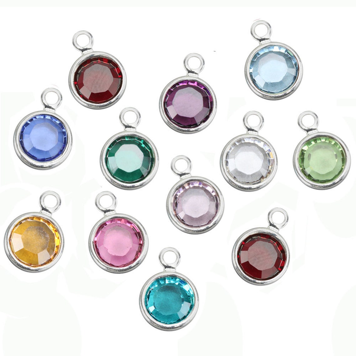 Swarovski Crystal 4mm Channel Charm Pack of 5 Choice of | Etsy