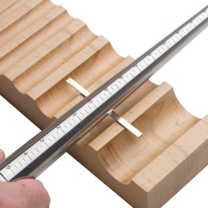 Whaley Wood Swage Ring Forming Block - Beaducation Metal Stamping Punch ...