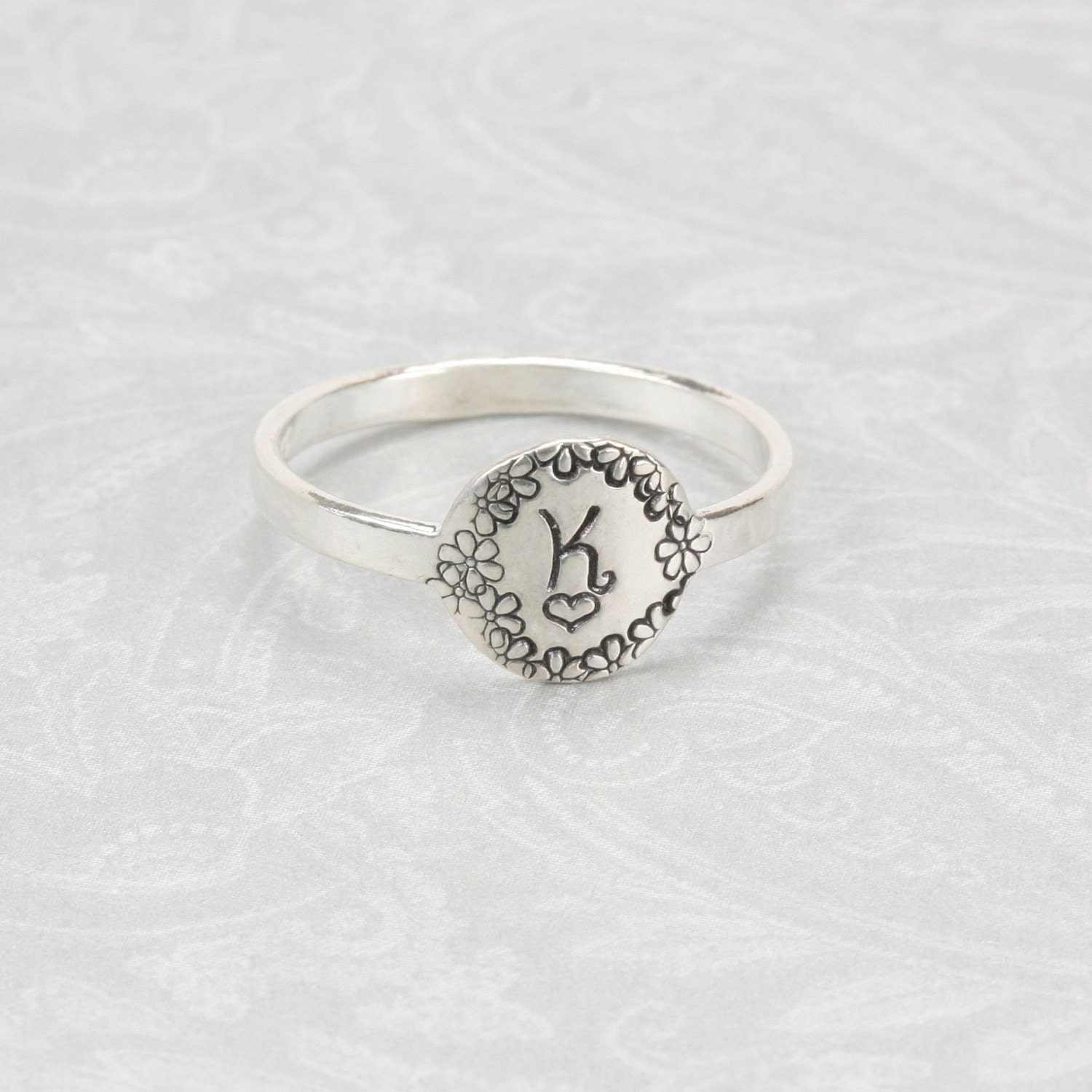 Sterling Silver Circle Ring Stamping Blank Sizes 5 10 - Etsy