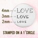 2mm Tattoo Font Uppercase Letter Metal Stamp Set, Rated for Stainless ...