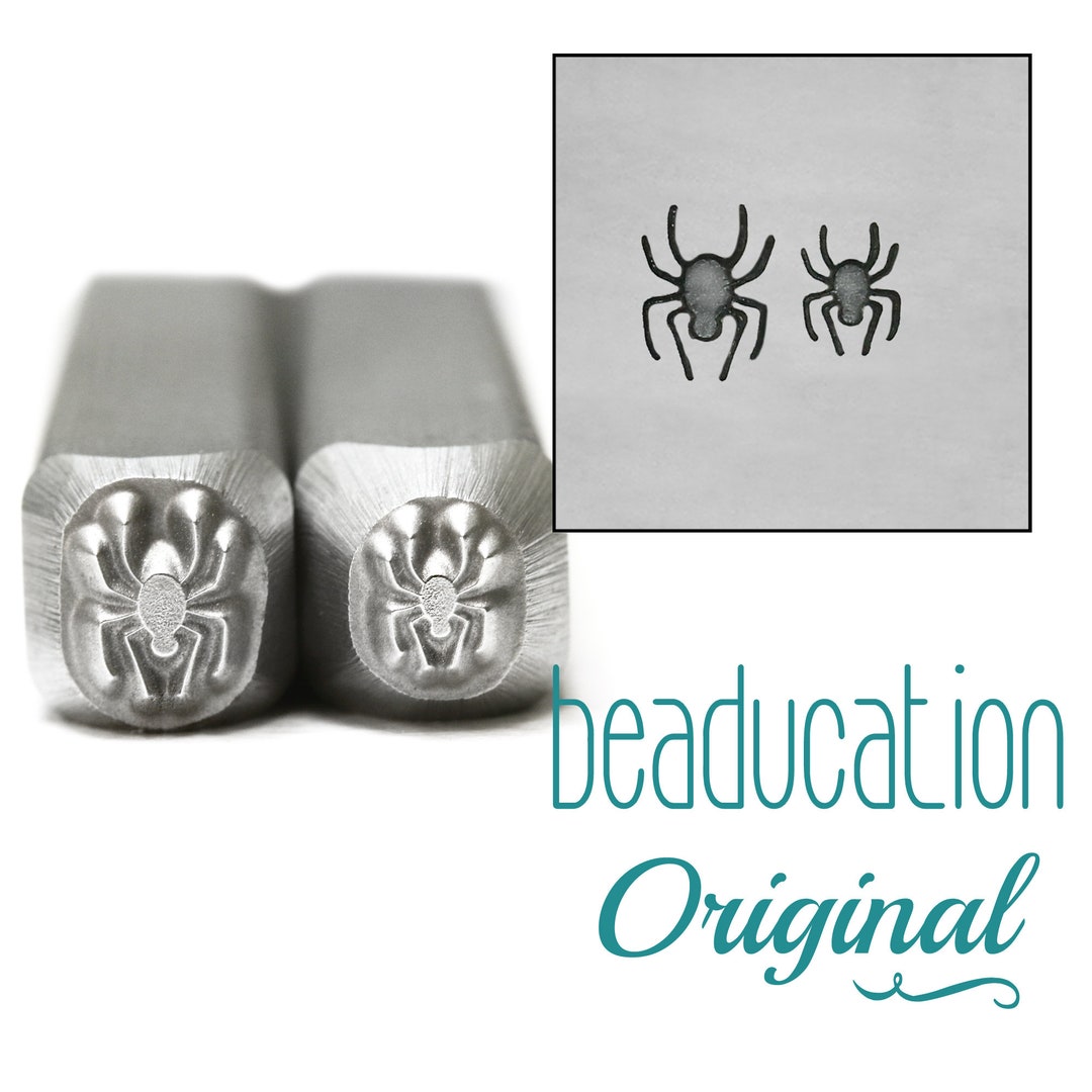 Spiders Metal Stamps 3mm and 4mm Set of 2 Beaducation Metal - Etsy