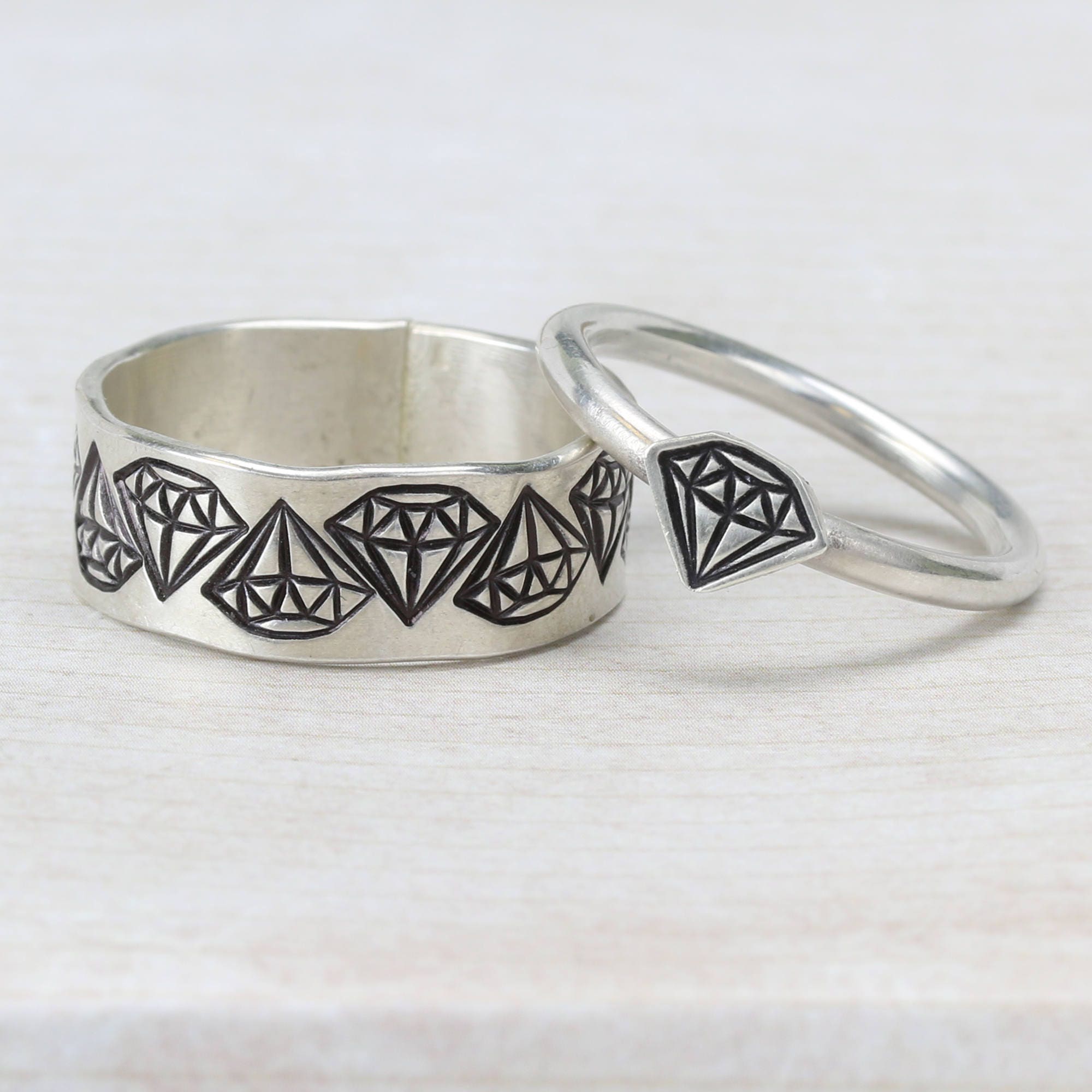 Diamond Metal Design Stamp 5mm Beaducation Metal Stamping - Etsy