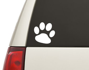 Dog Footprint Sticker - Etsy