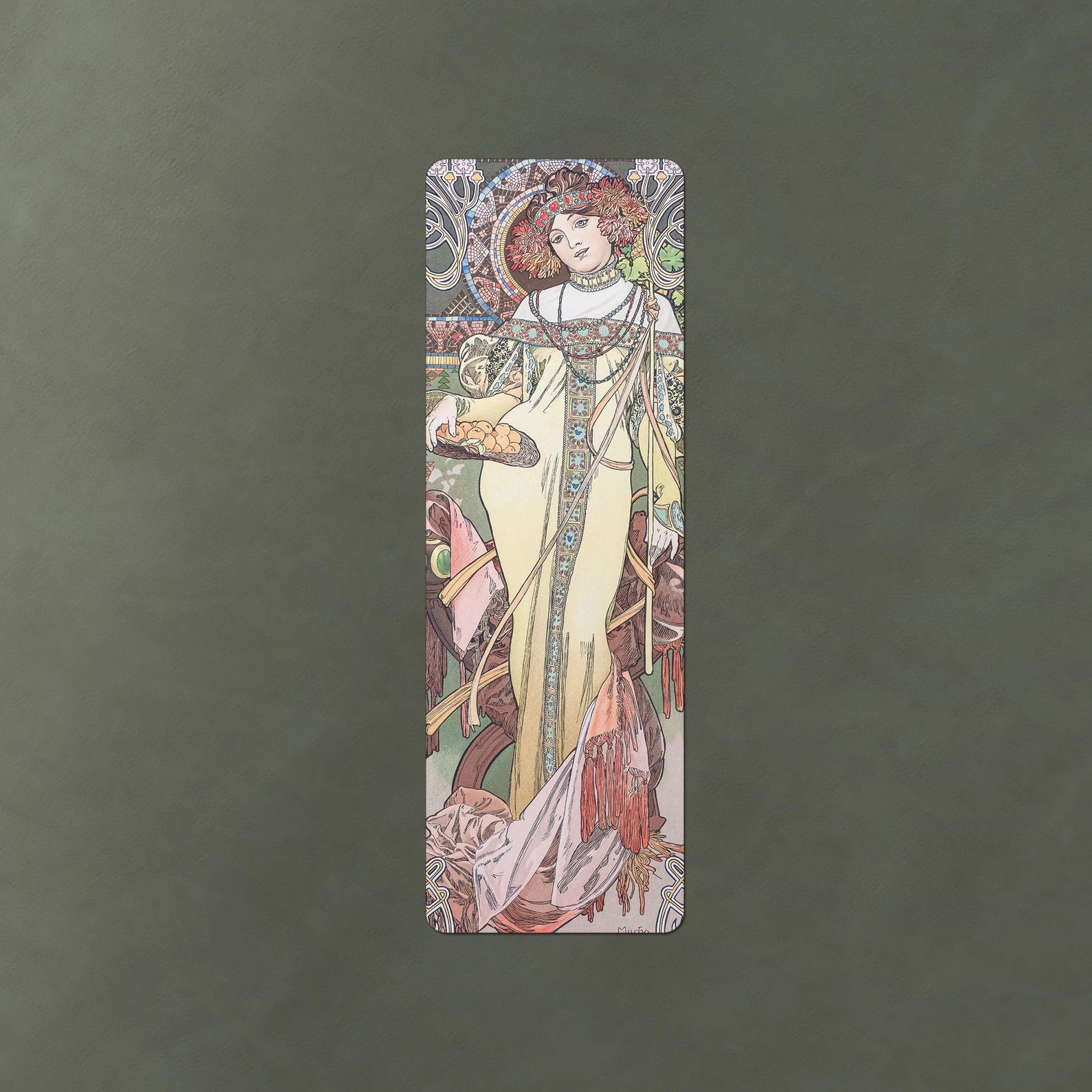 Alphonse Mucha Four Seasons Bookmarks – Art Nouveau Gift – Vintage Art ...