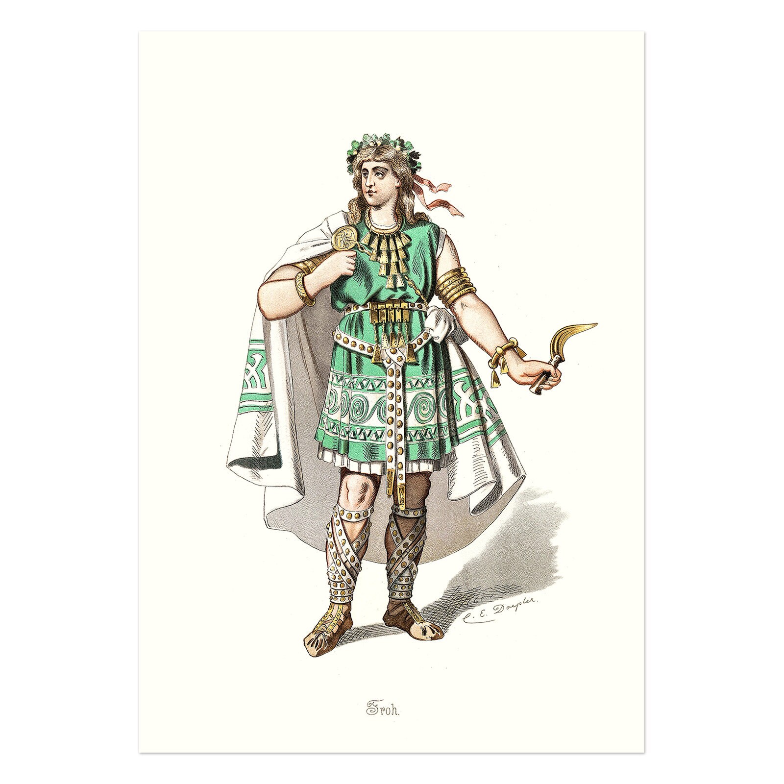 Freyr / Froh Norse God Especially Related to Crops, Agriculture ...