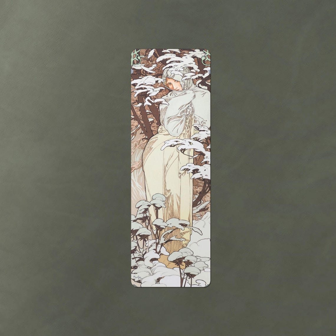 Alphonse Mucha Four Seasons Bookmarks – Art Nouveau Gift – Vintage Art ...