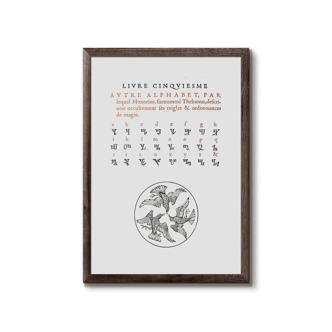 Theban Alphabet the Witches Alphabet Honorian Alphabet Runes of ...