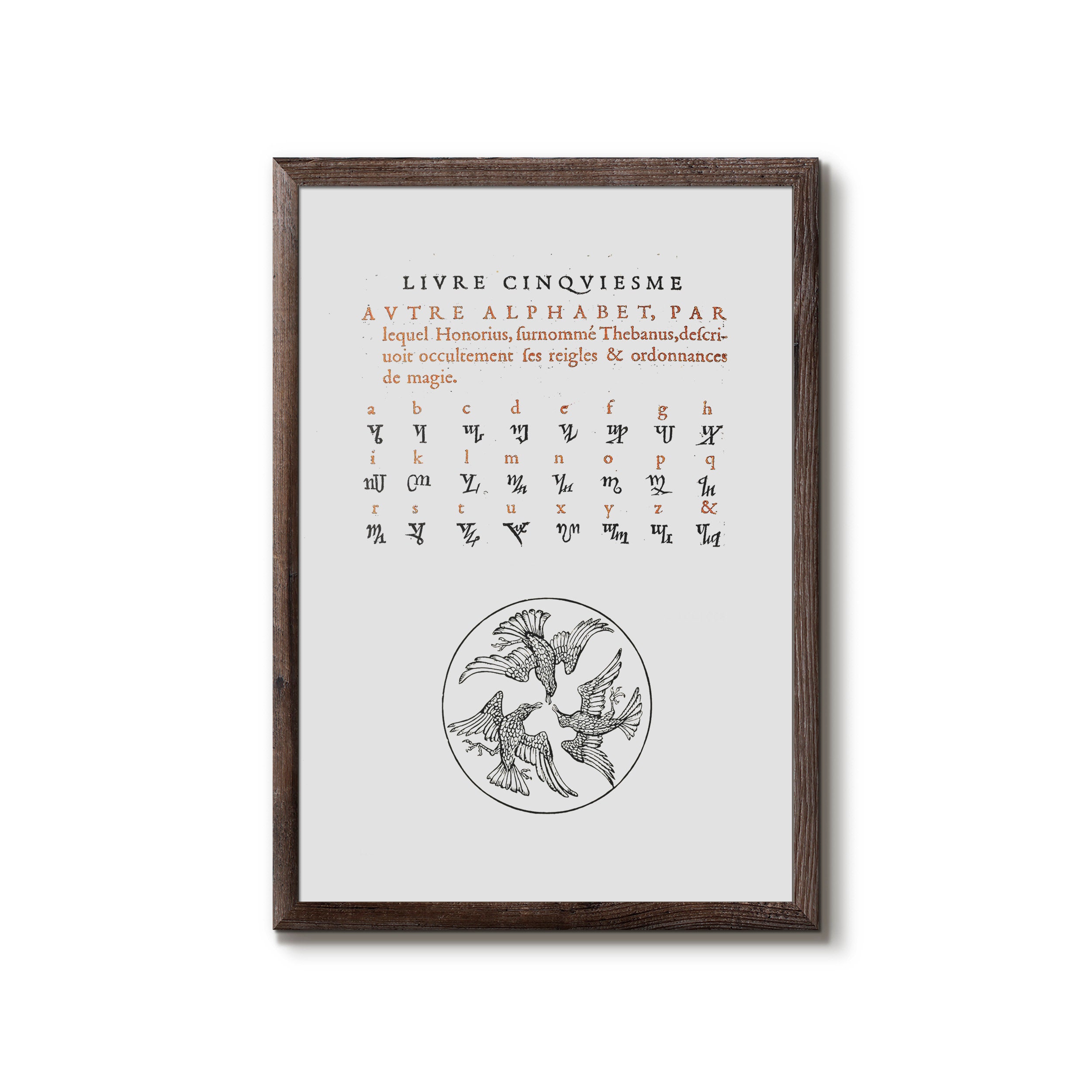 Theban Alphabet the Witches Alphabet Honorian Alphabet Runes of ...