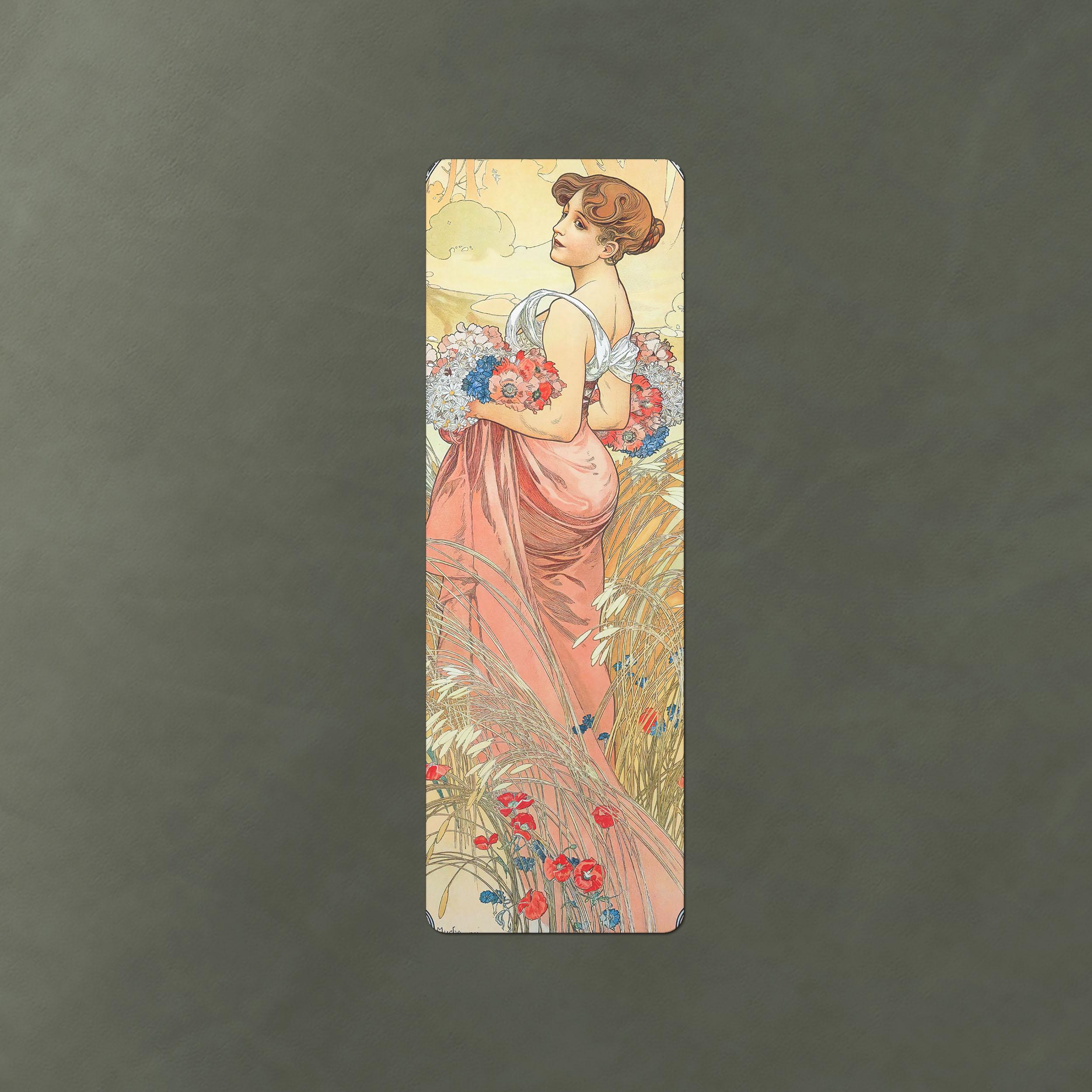 Alphonse Mucha Four Seasons Bookmarks – Art Nouveau Gift – Vintage Art ...