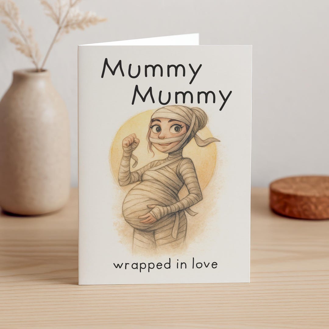 Funny Mummy-to-be Pregnancy Greeting Card for Expectant Mother ...