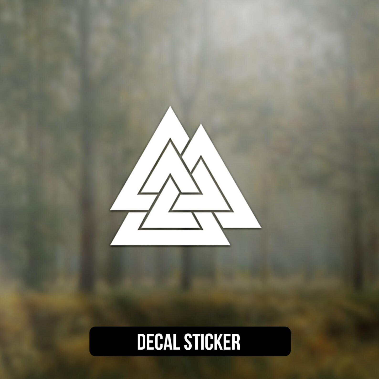 Valknut Norse Viking Symbol Odin's Triangle Norse - Etsy