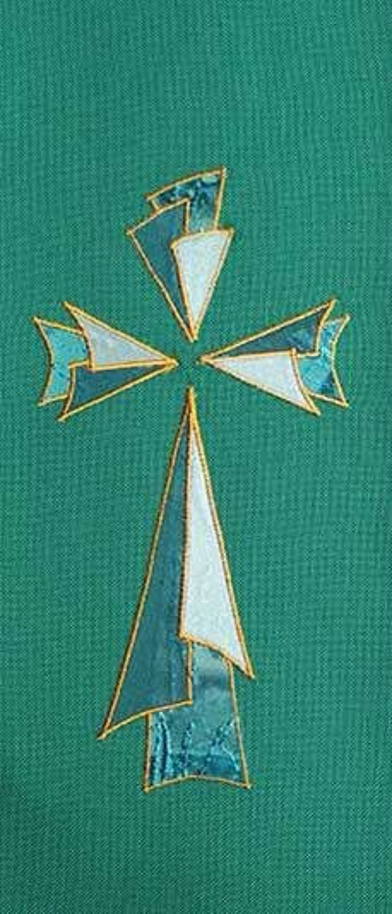 5 Colours Triangular 3 Layer Cross Stole Design Available in White ...