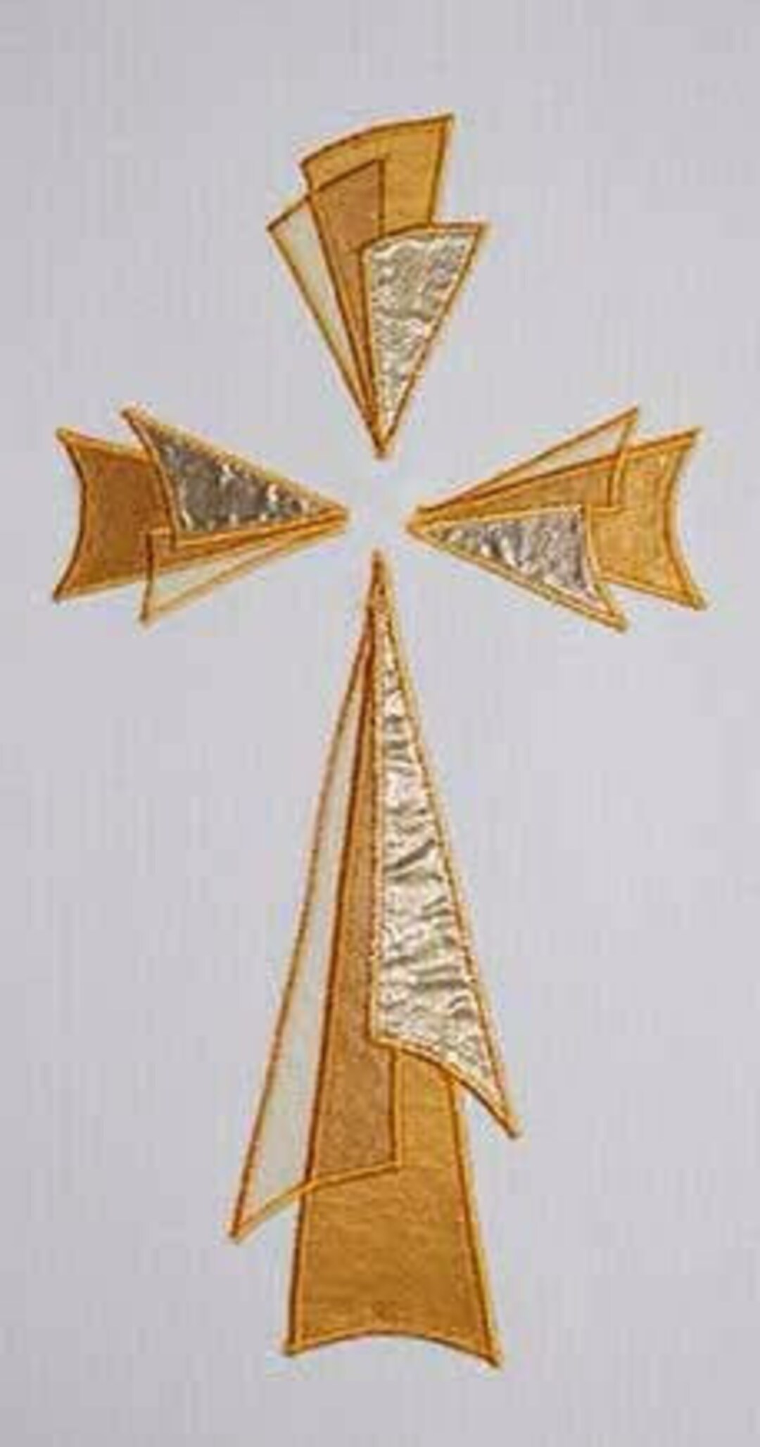 5 Colours Triangular 3 Layer Cross Stole Design Available in White ...