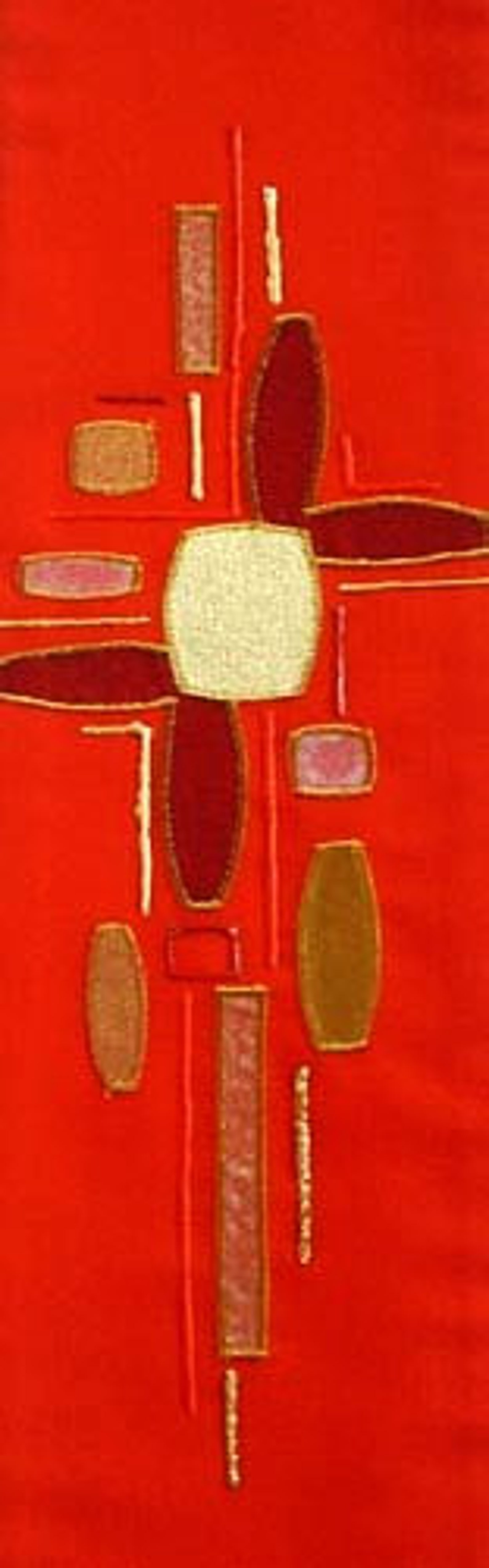 4 Colours Abstract Cross Design Stole Available in White - Etsy Australia