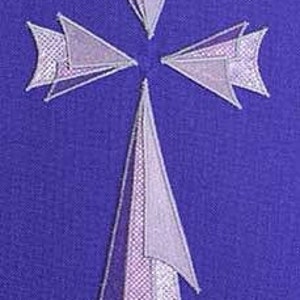 5 Colours Triangular 3 Layer Cross Stole Design Available in White ...