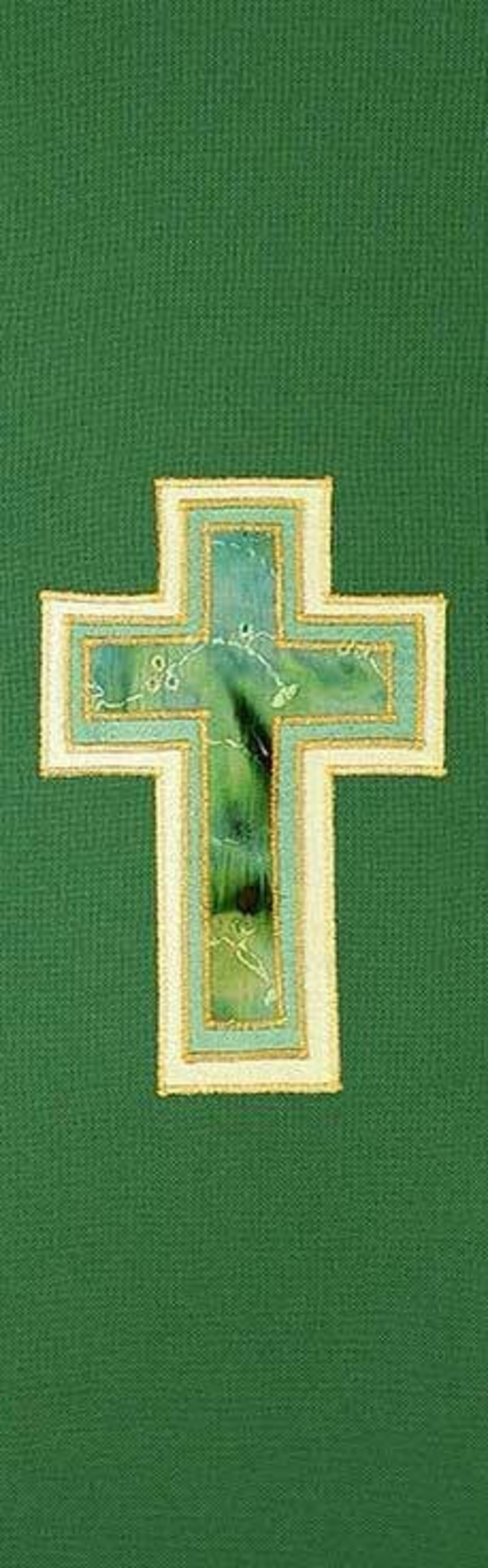 4 Colours 3 Layer Cross Design Available on White, Green, Red and ...