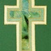 4 Colours - 3 Layer Cross Design Available on White, Green, Red and ...