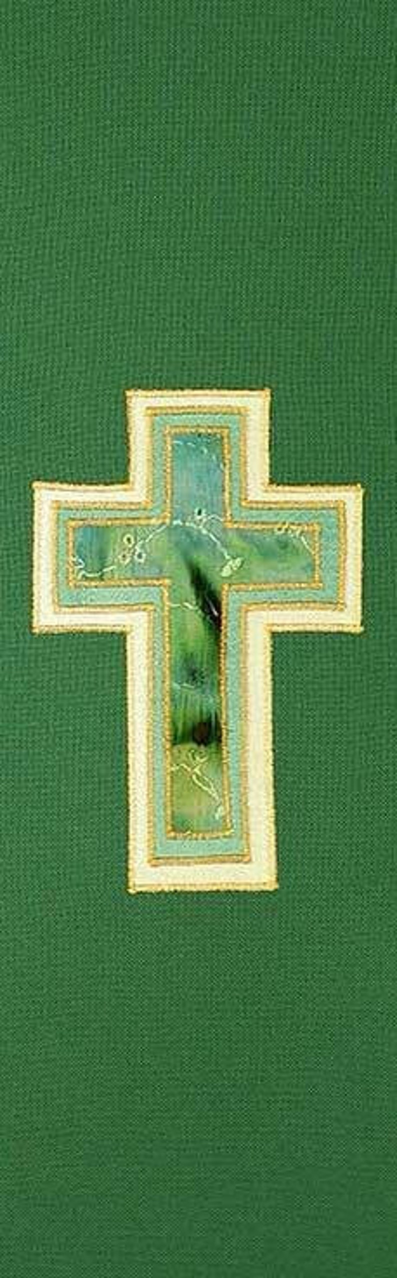 4 Colours 3 Layer Cross Design Available on White, Green, Red and ...