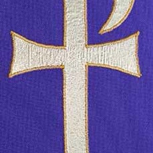 4 Colours - Gold Chi Rho Design Stole Available on White, Red, Green ...