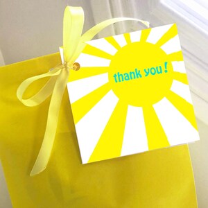 Printable Gift Tag for SUNSHINE GIFT / a Little Sunshine to Brighten ...
