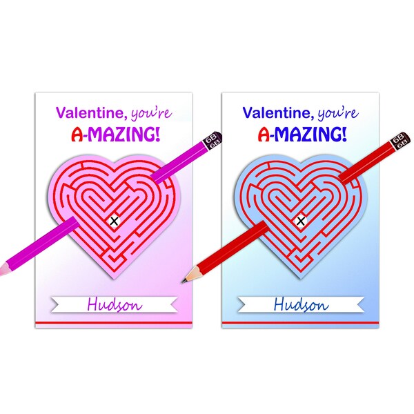 Maze Valentine - Etsy