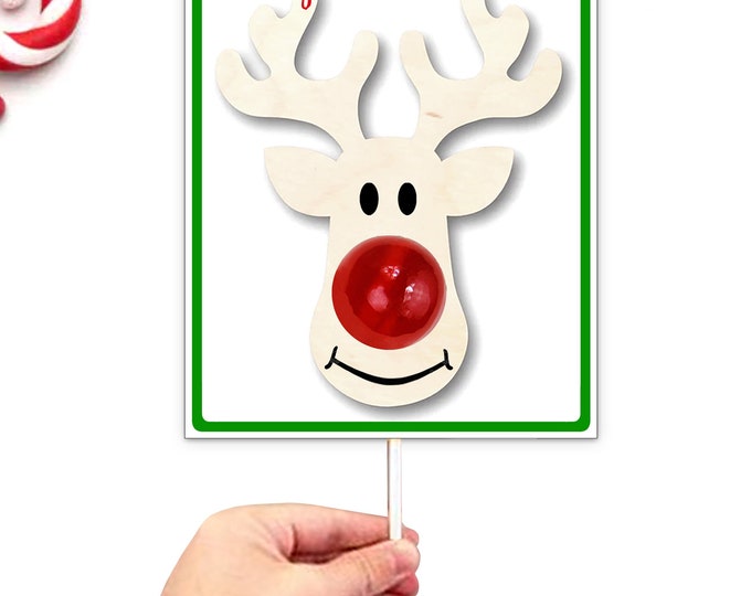 Rudolph Lollipop Sucker Cards Printable / Gifts for Classmates / School ...