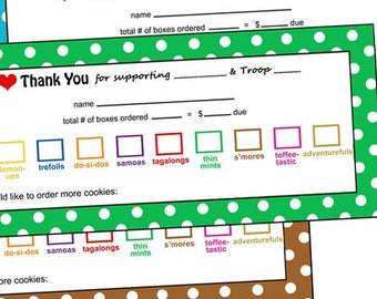 Brownie Cookie Thank You - Etsy
