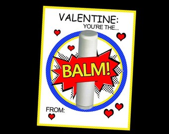Chapstick Valentine - Etsy