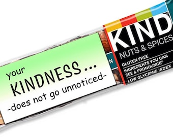Kind Bar Thank You - Etsy