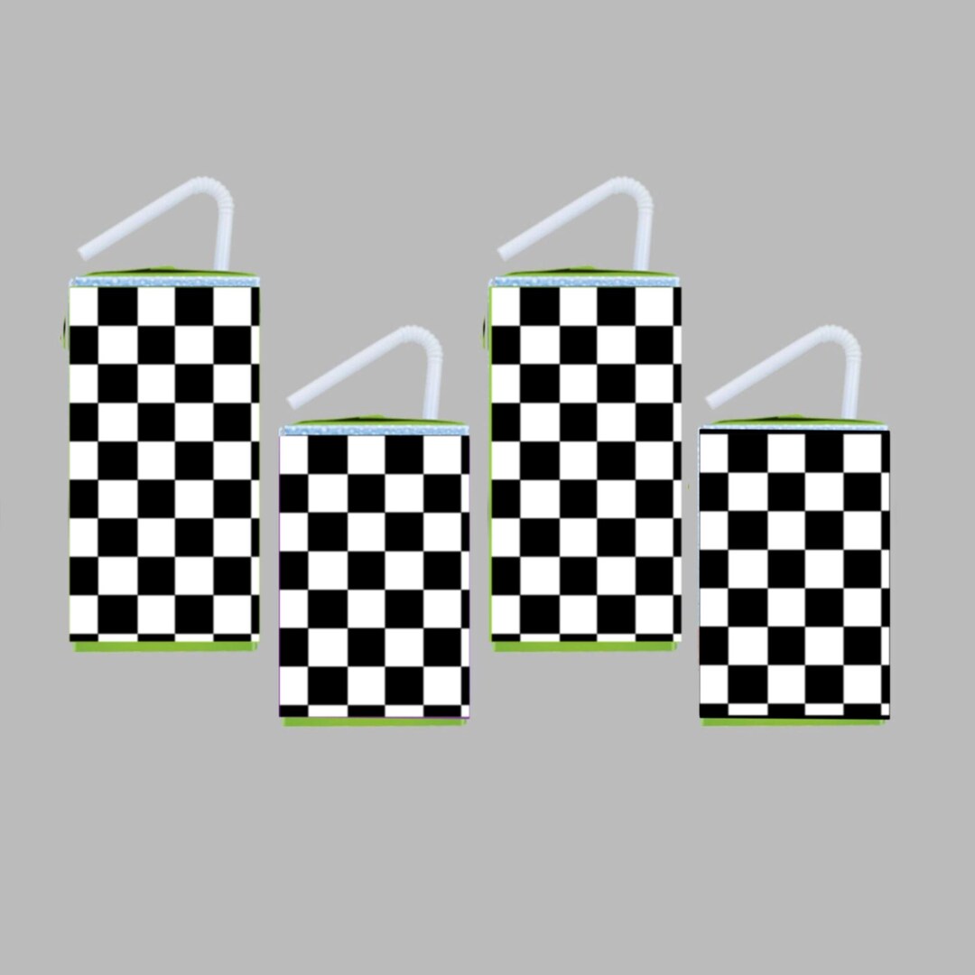 Printable Juice Box Wrapper Label / Race Car Checkered Flag Theme Party ...