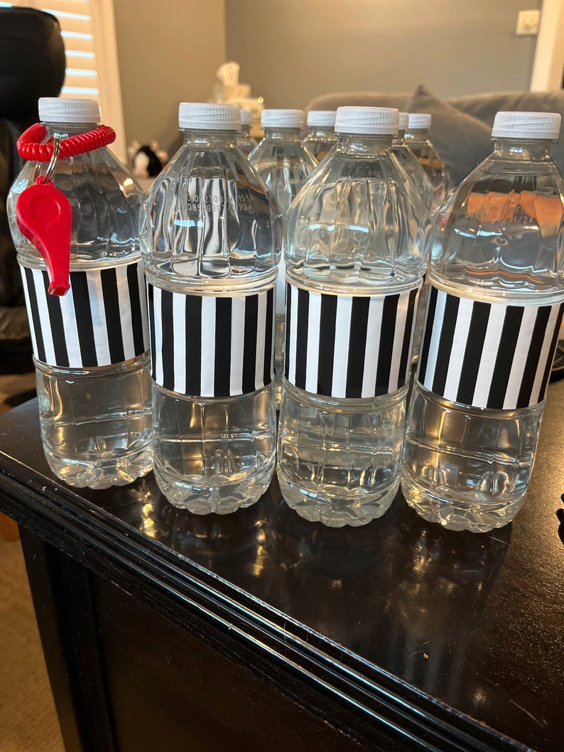 Printable Referee Water Bottle Label / Sports Drink Label / Sports ...