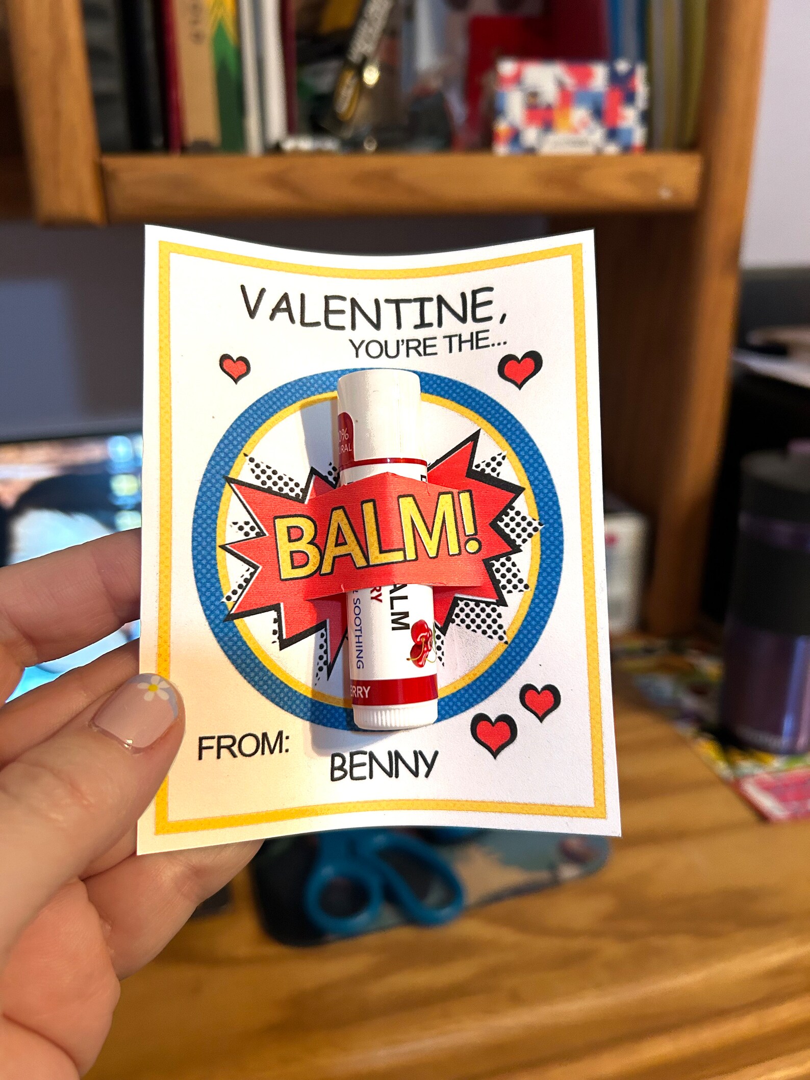 Lip Balm Valentines / You're the BALM - Etsy
