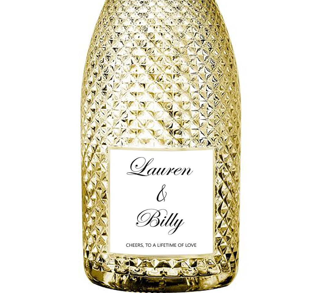 Personalized Prosecco Champagne Sparkling Wine Label Stickers - Etsy