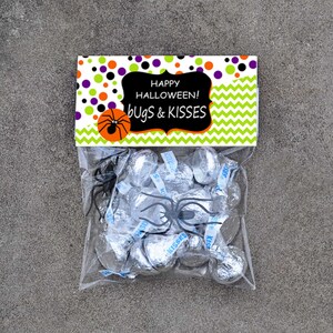 Printable Treat Bag Topper for Halloween / Happy Halloween Bugs and ...
