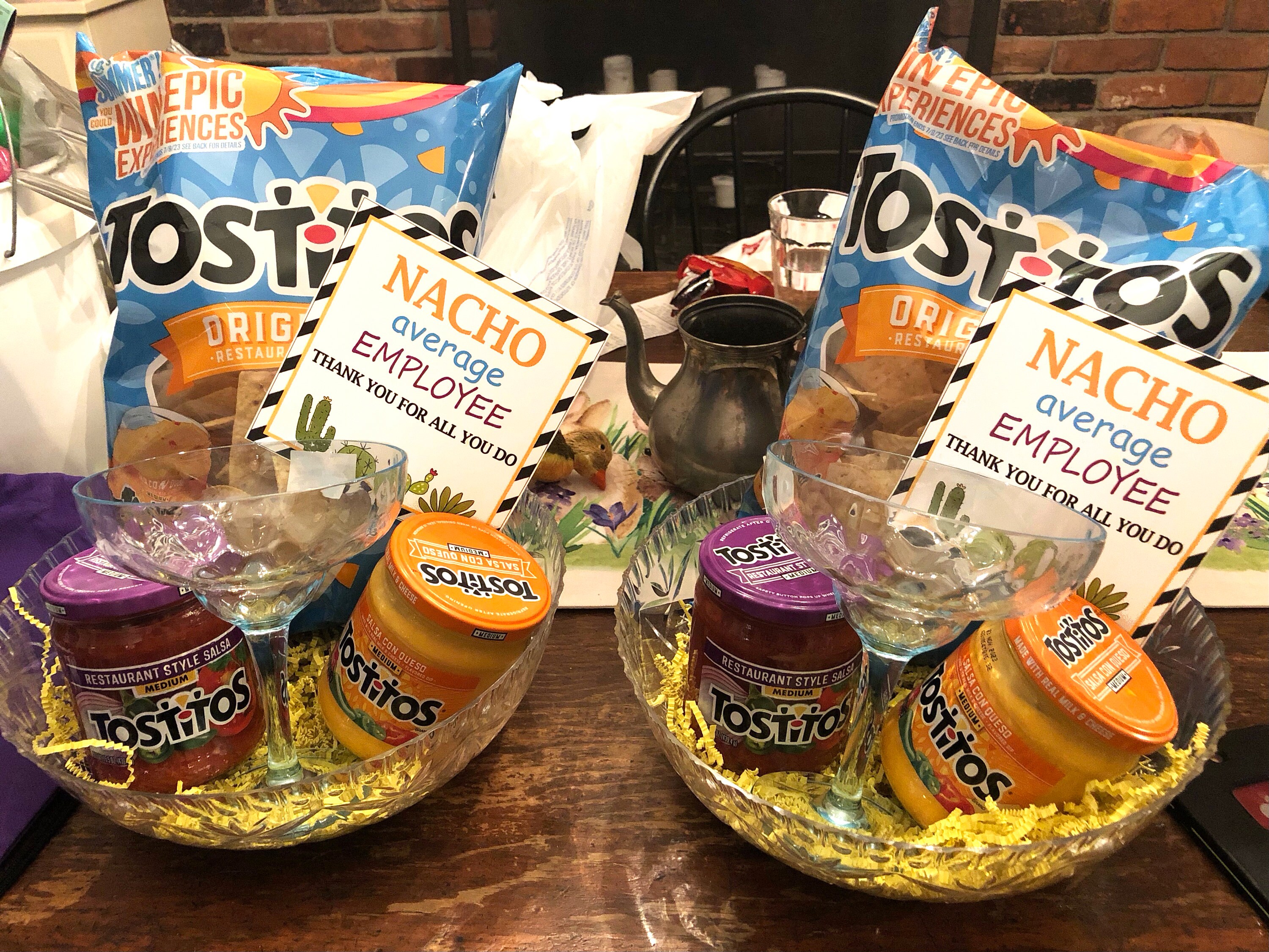 Gift Tag for Mexican Gift Basket: Nacho Average Employee / Nacho ...