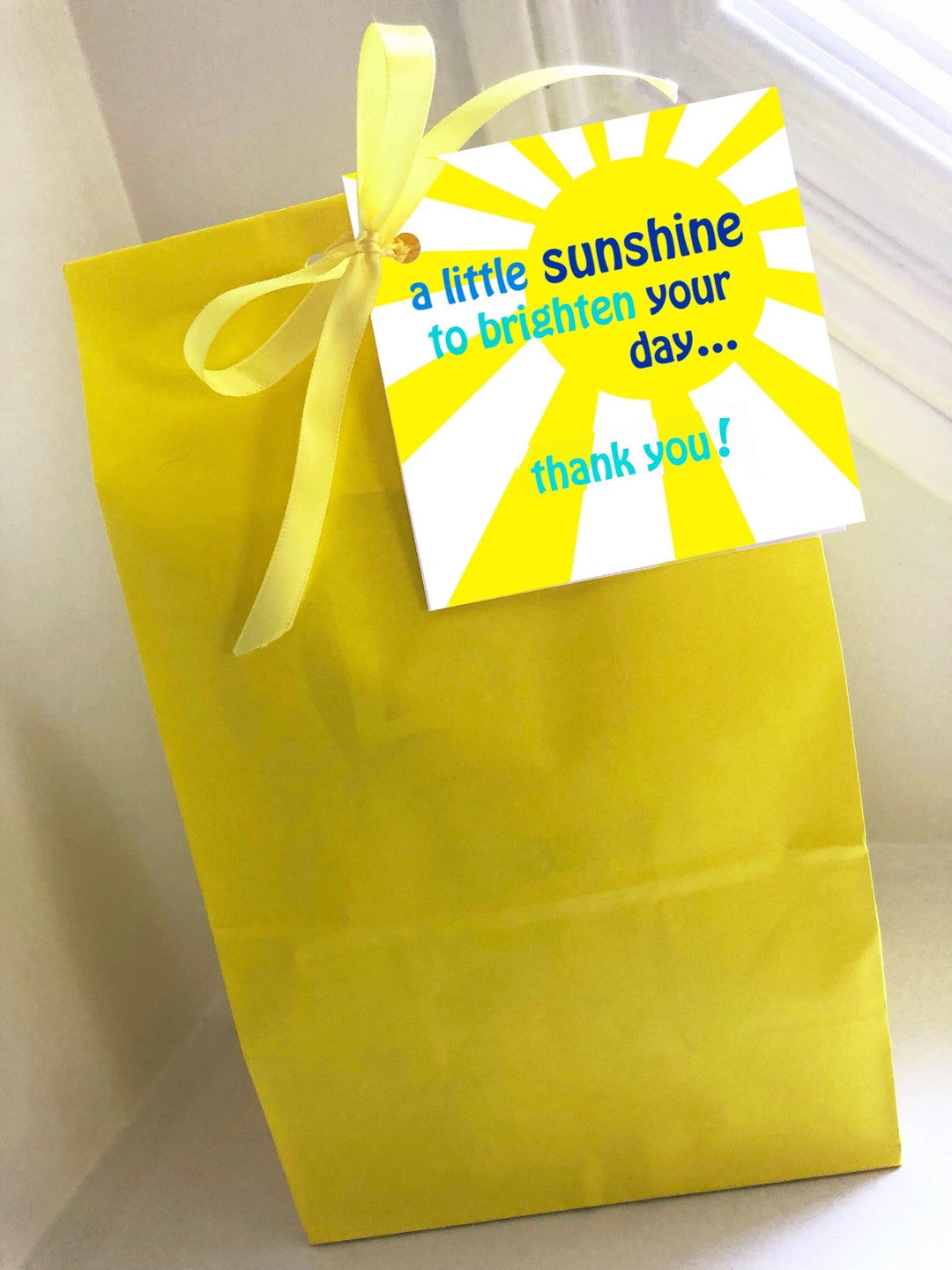 Printable Gift Tag for SUNSHINE GIFT / a Little Sunshine to Brighten ...