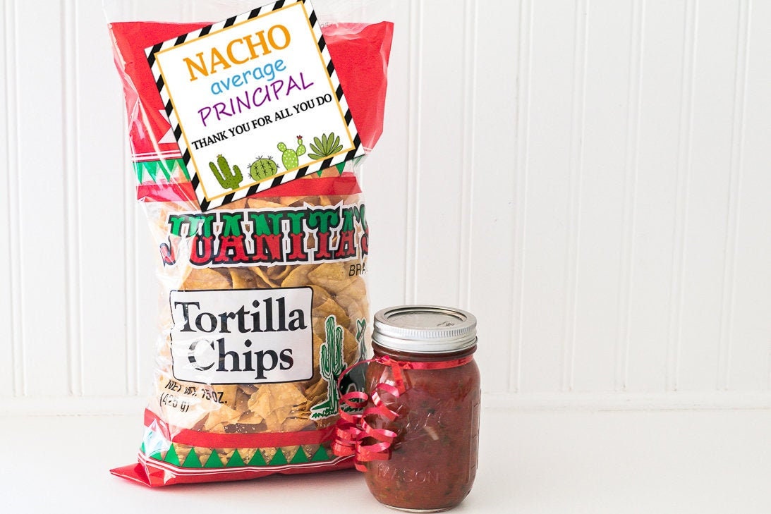 Nacho Average PRINCIPAL Gift Tag - Etsy UK