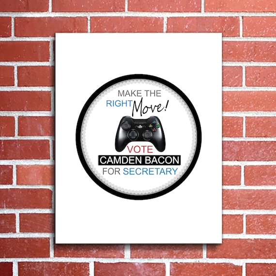 Student Council Election Posters For Secretary