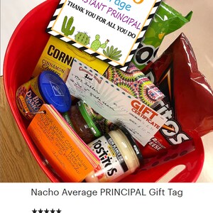 Nacho Average Principal / Vice Principal / Assistant Principal GIFT TAG ...