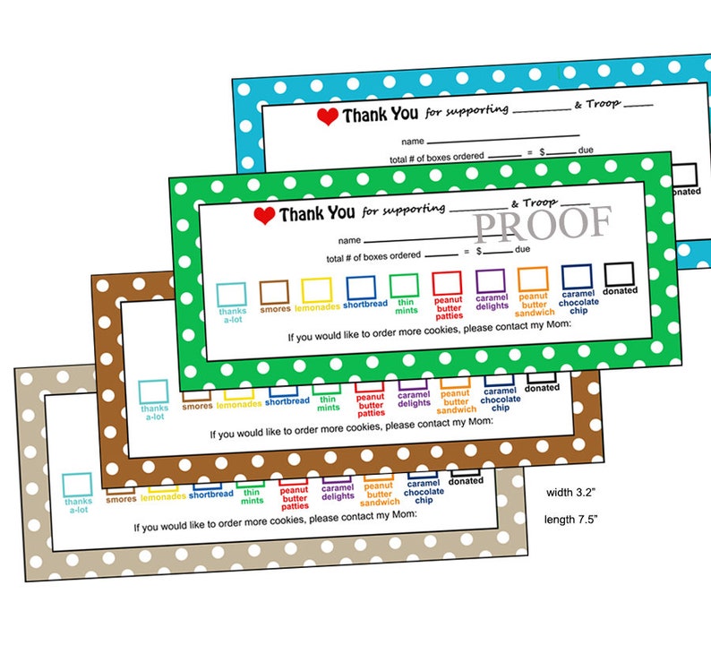 Abc Baker Cookie Thank You Receipt Printable Instant Etsy