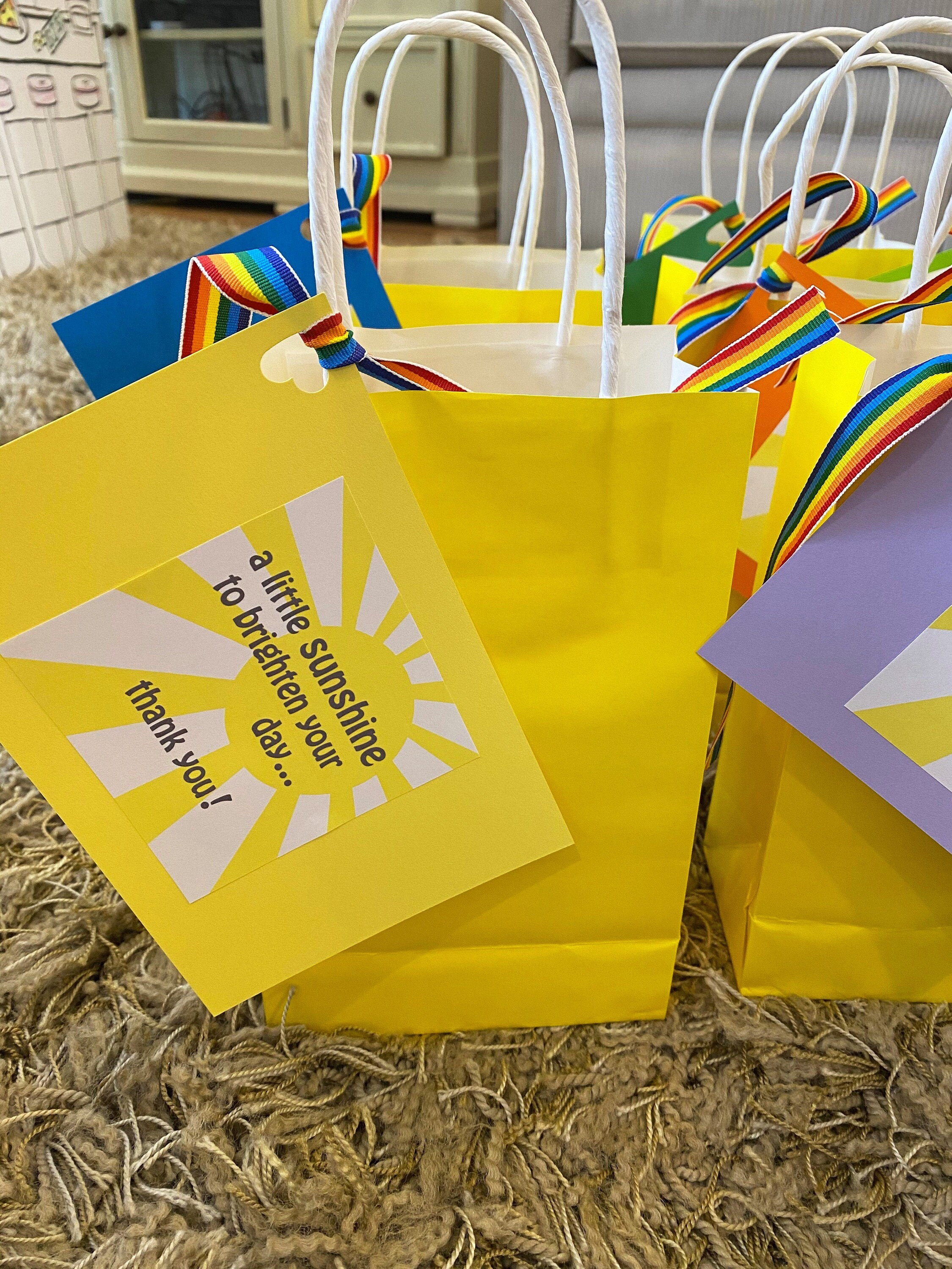 Sunshine Gift Tag | Printable Appreciation (digital Download) Thinking ...
