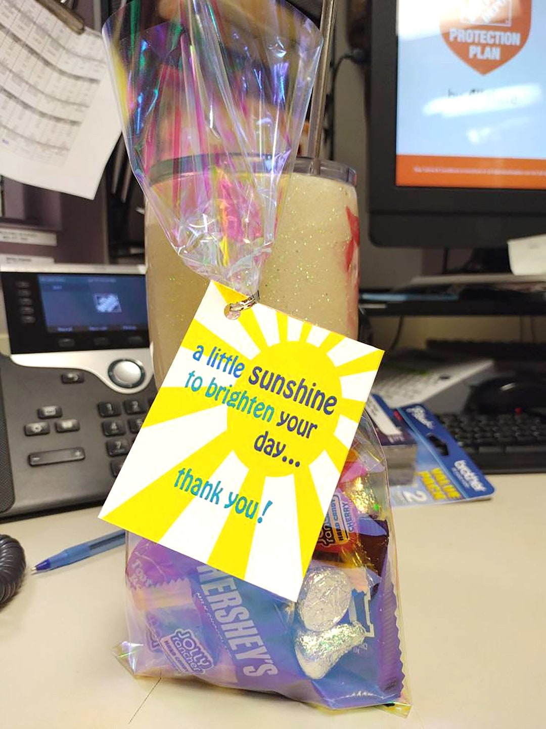 Printable Gift Tag for SUNSHINE GIFT / a Little Sunshine to Brighten ...