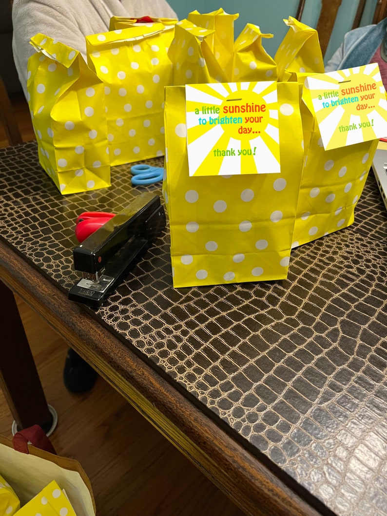 Printable SUNSHINE Gift Tag / Appreciation Gift / Friend Gift - Etsy